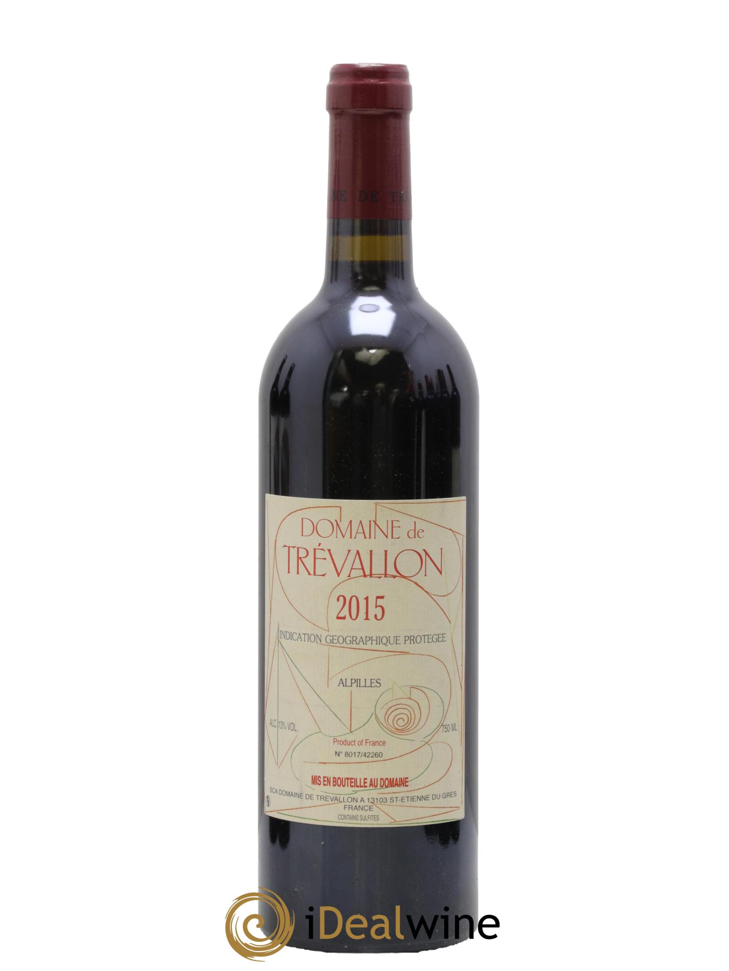 Acheter vin IGP Alpilles Trévallon (Domaine de) Eloi Dürrbach 2015 (lot ...