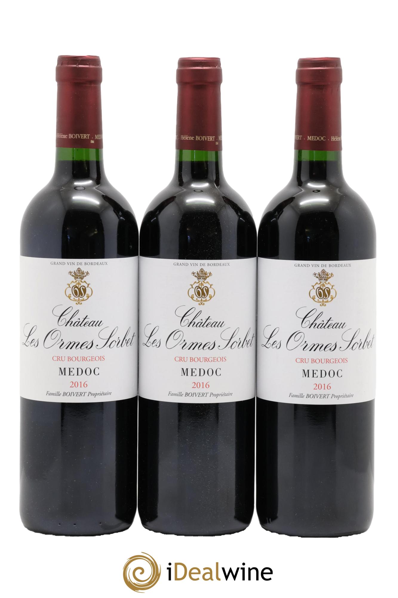 Acquista Château les Ormes Sorbet Cru Bourgeois 2016 (lot: 2666345)