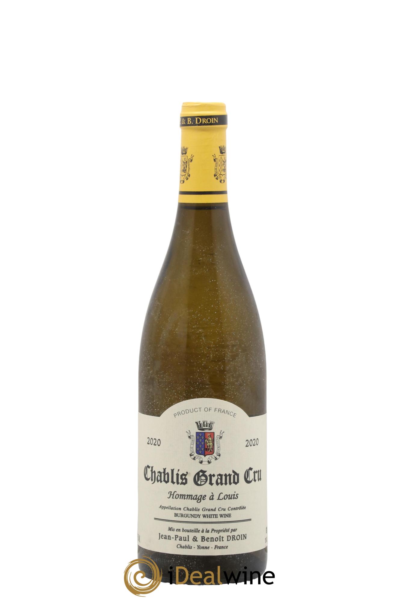 Kaufen Chablis Grand Cru Hommage à Louis Jean-Paul & Benoît Droin ...