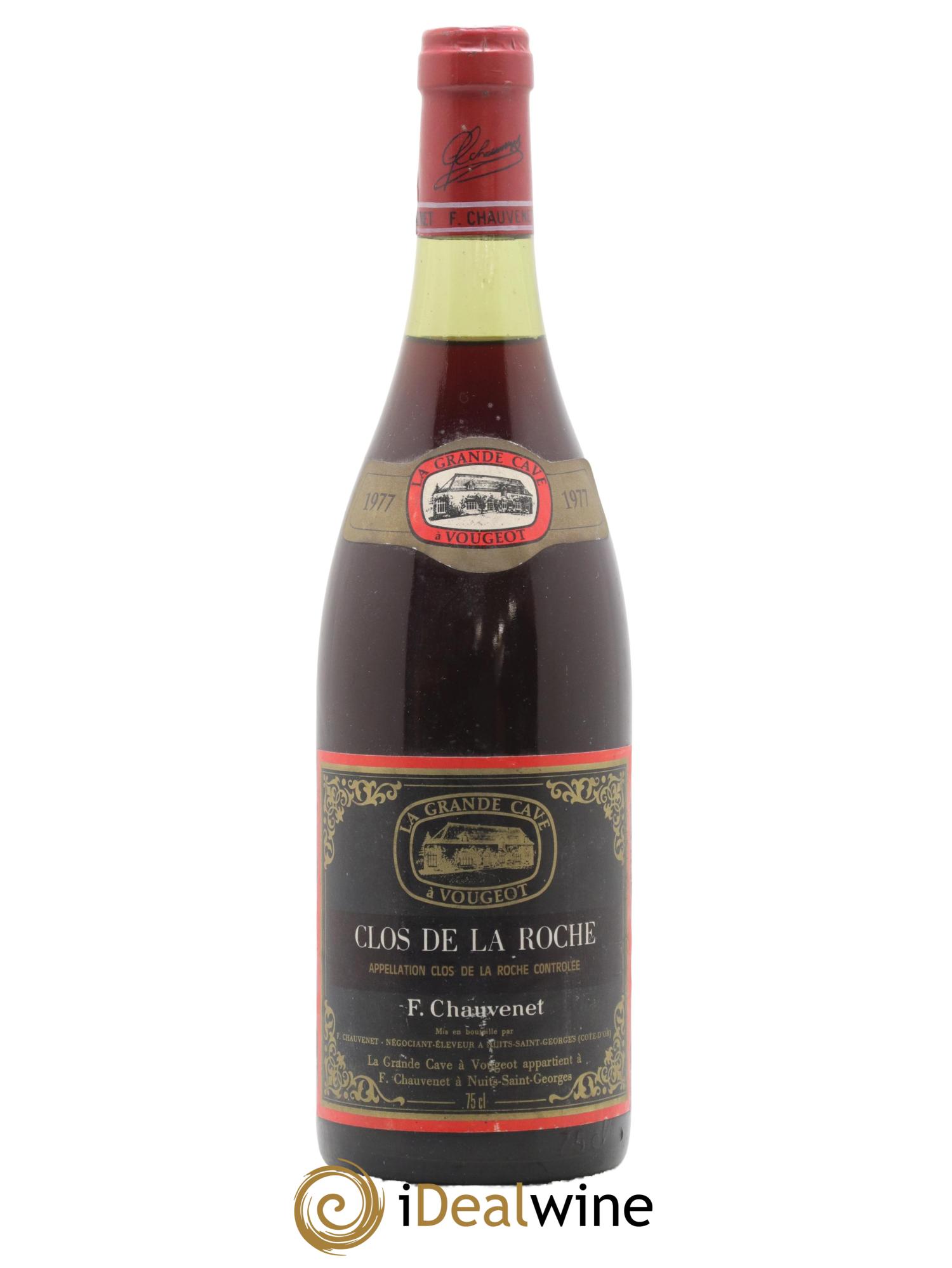 Acheter vin Clos de la Roche Grand Cru Chauvenet 1977 (lot: 2355249)