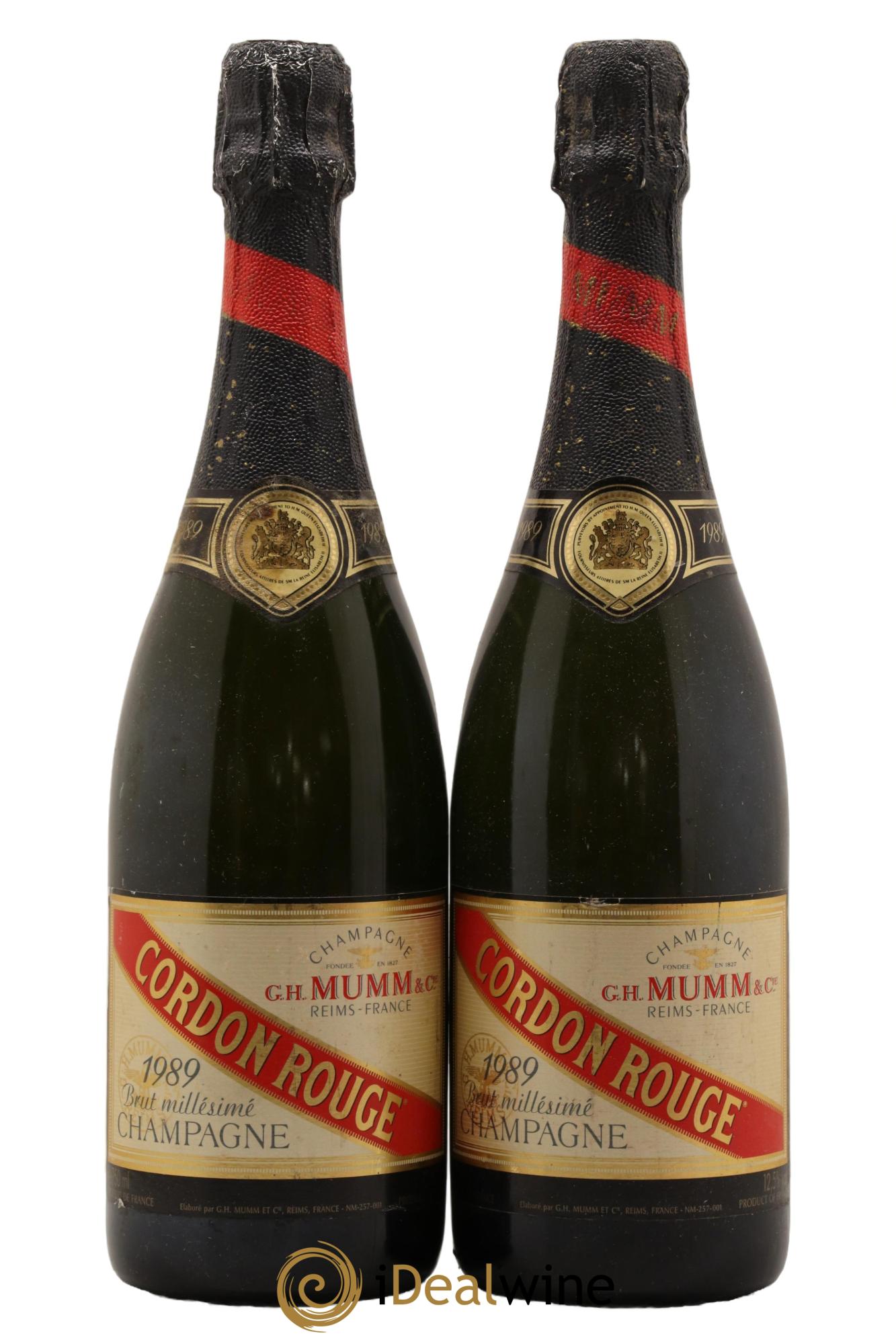 Acheter Cordon Rouge Mumm 1989 (lot: 2336185)