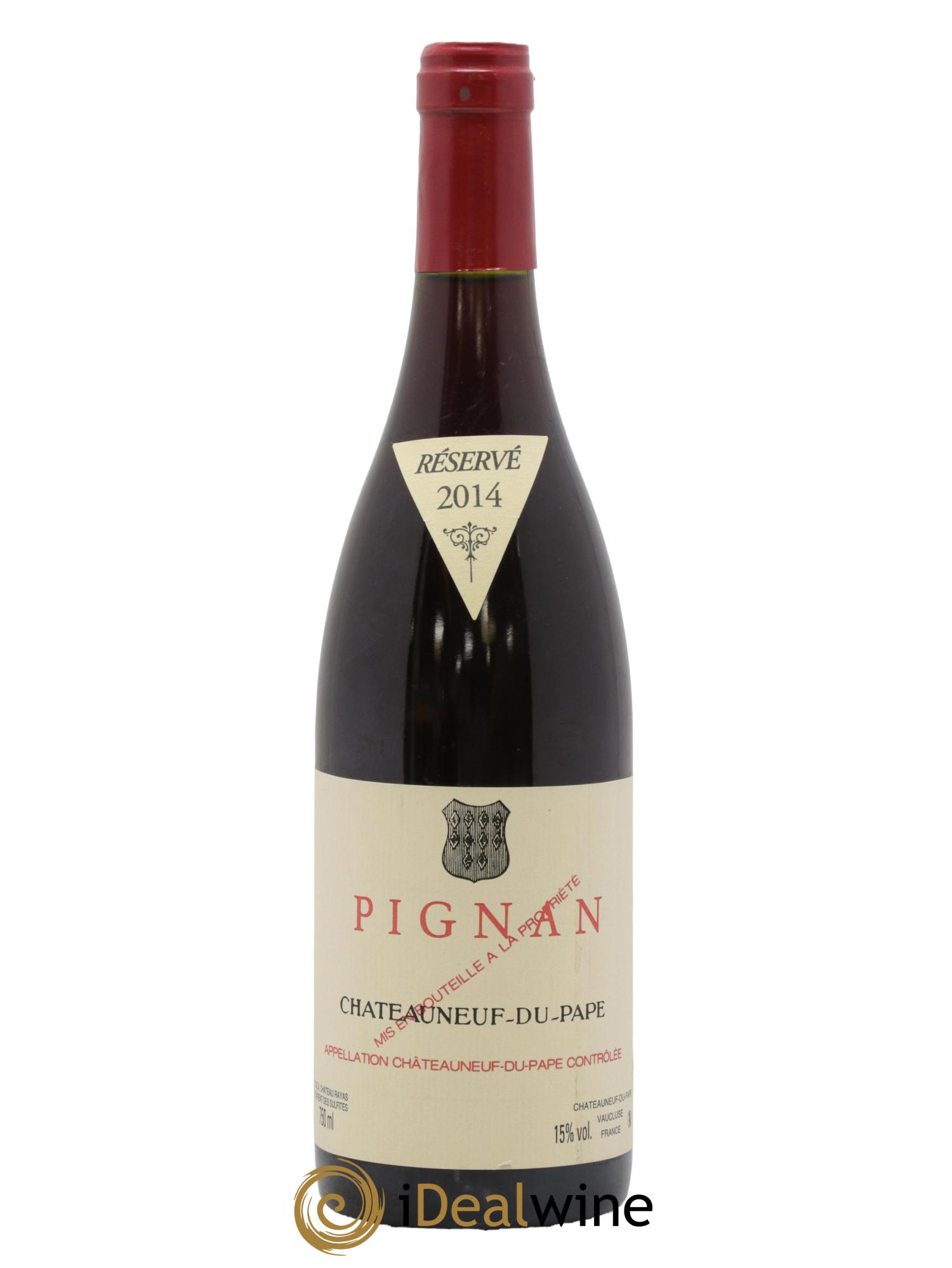 Acheter vin Châteauneuf-du-Pape Pignan Emmanuel Reynaud 2014 (lot: 2586211)