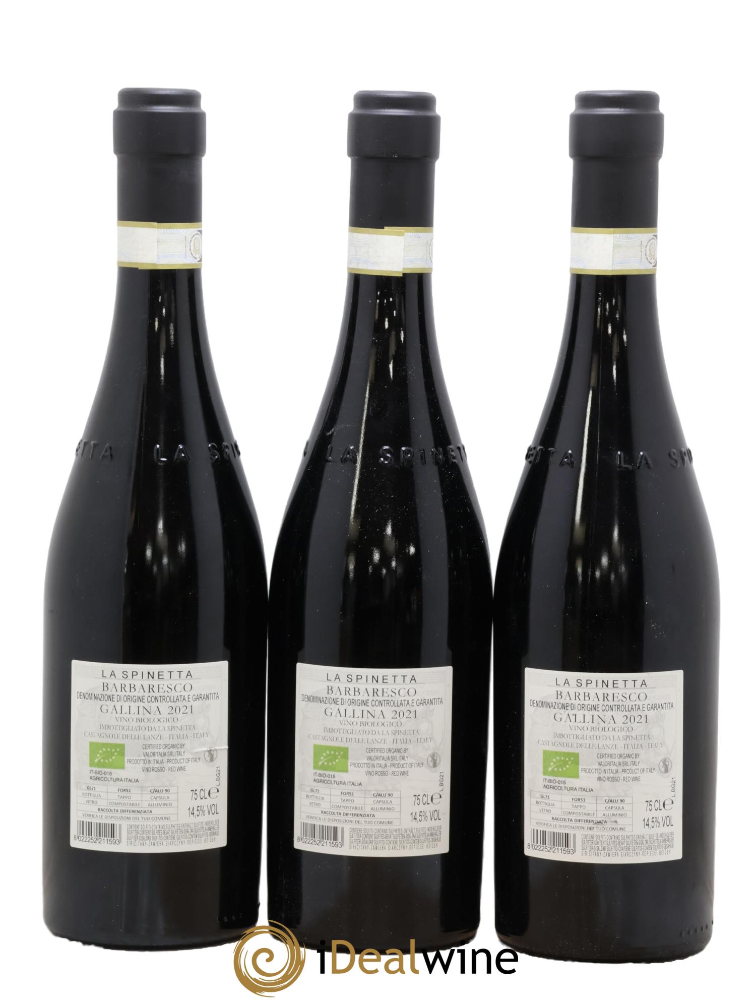 Acheter vin Barbaresco DOCG Vigneto Gallina Vursu La Spinetta - Giorgio ...