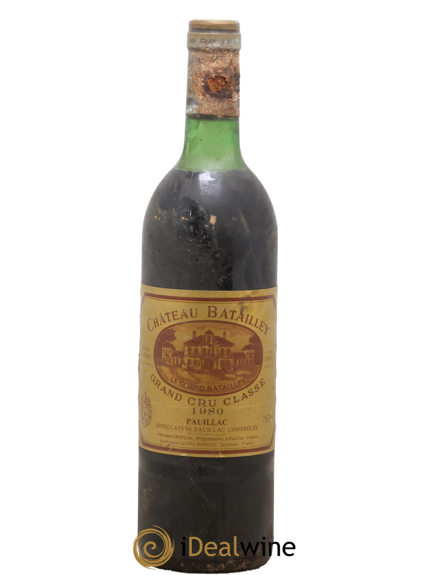 Acheter vin Château Batailley 5ème Grand Cru Classé 1980 (lot: 2593191)