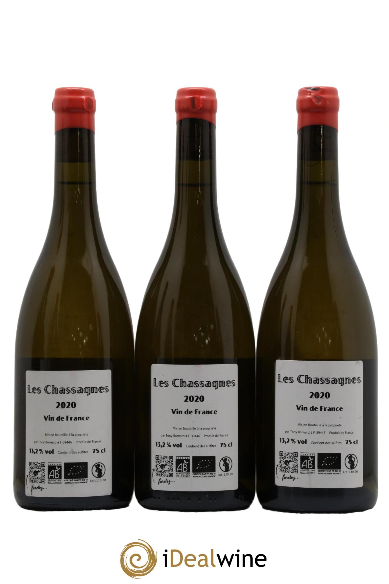 Buy Vin de France Les Chassagnes Tony Bornard 2020 (lot: 2429542)