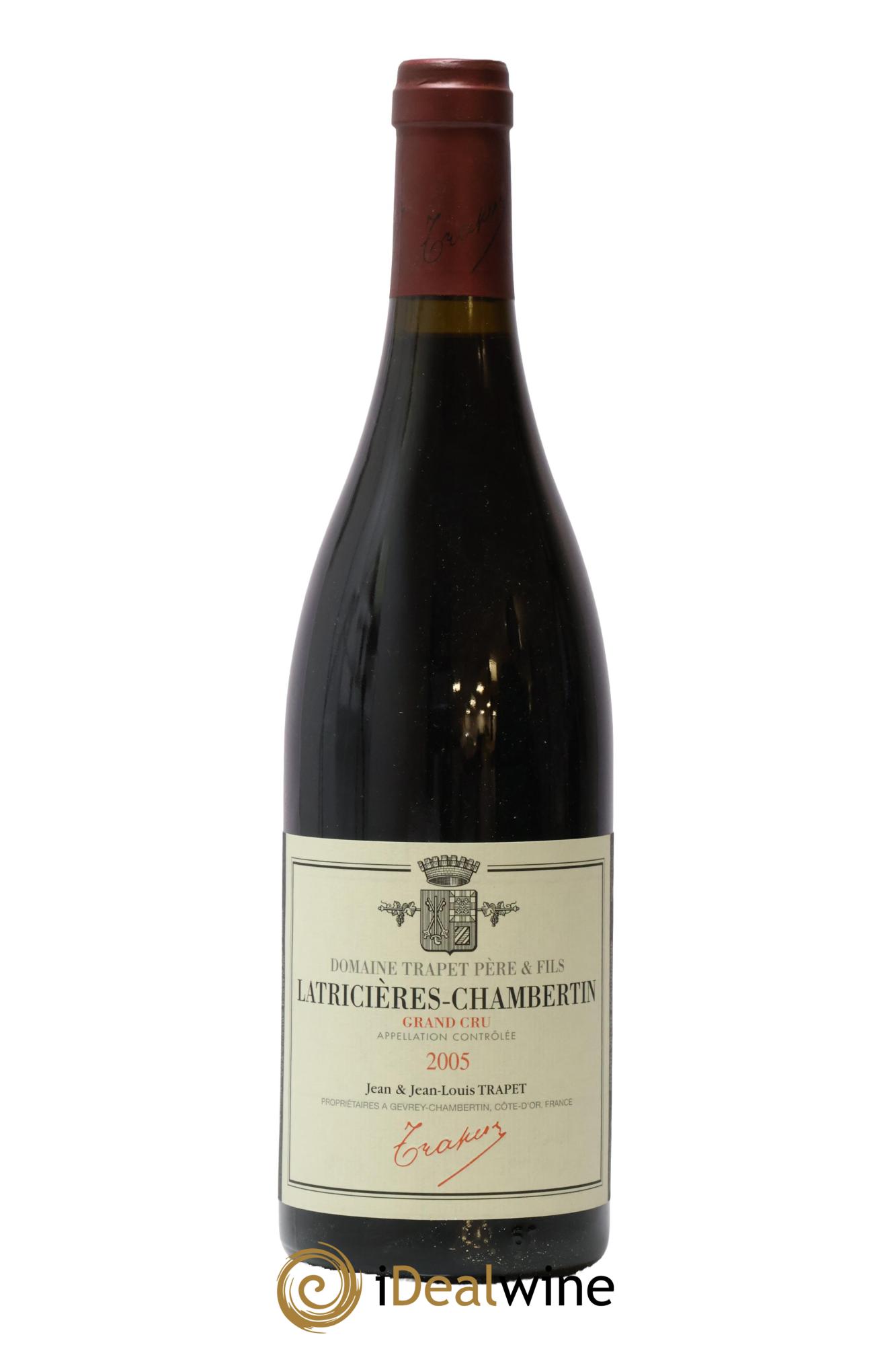 Acheter vin Latricières-Chambertin Grand Cru Domaine Trapet 2005 (lot: 2592777)