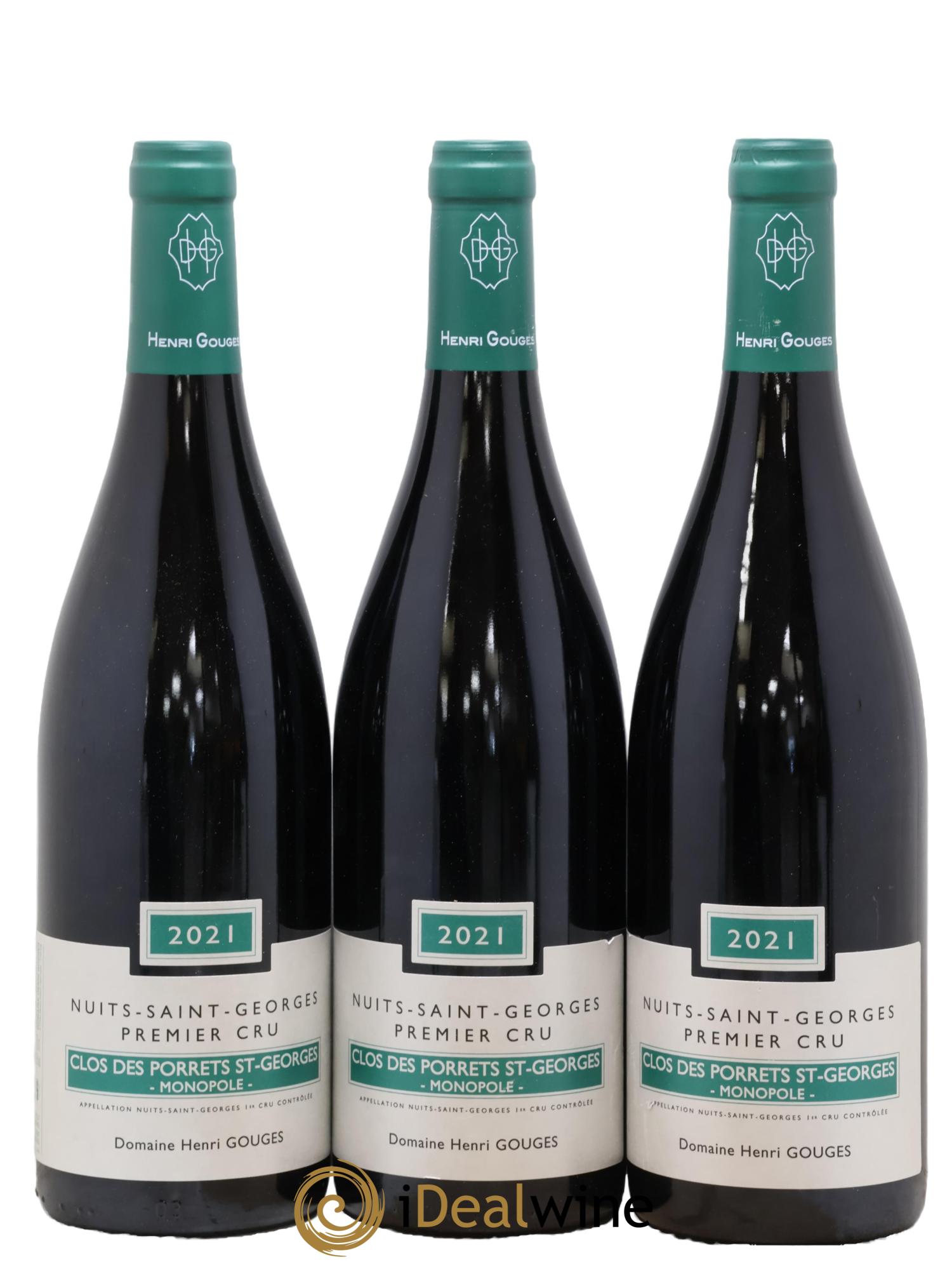 Acquista Nuits-Saint-Georges 1er Cru Clos des Porrets St Georges Henri ...