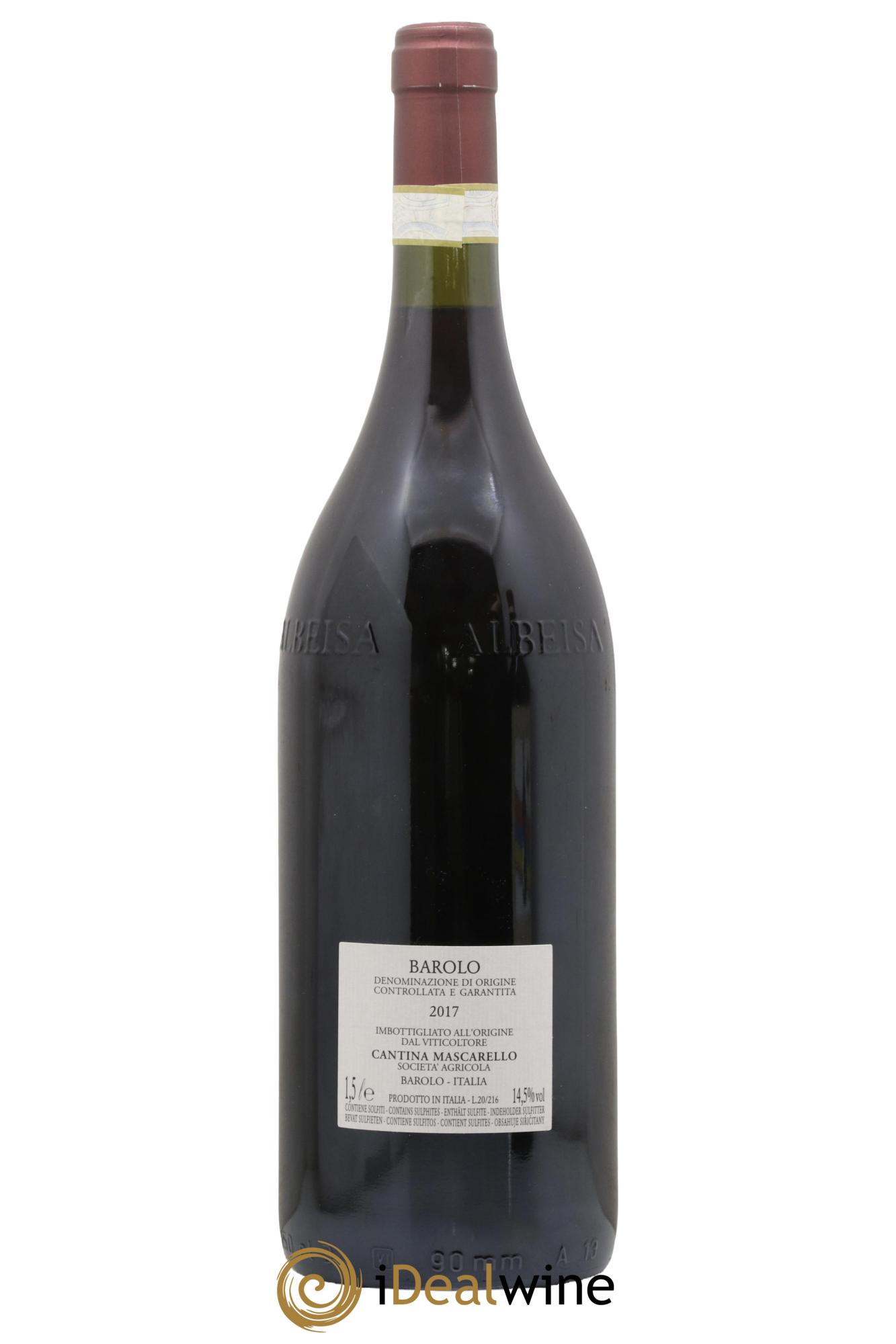 Acheter vin Barolo DOCG Artist Label Bartolo Mascarello 2017 (lot: 2605250)