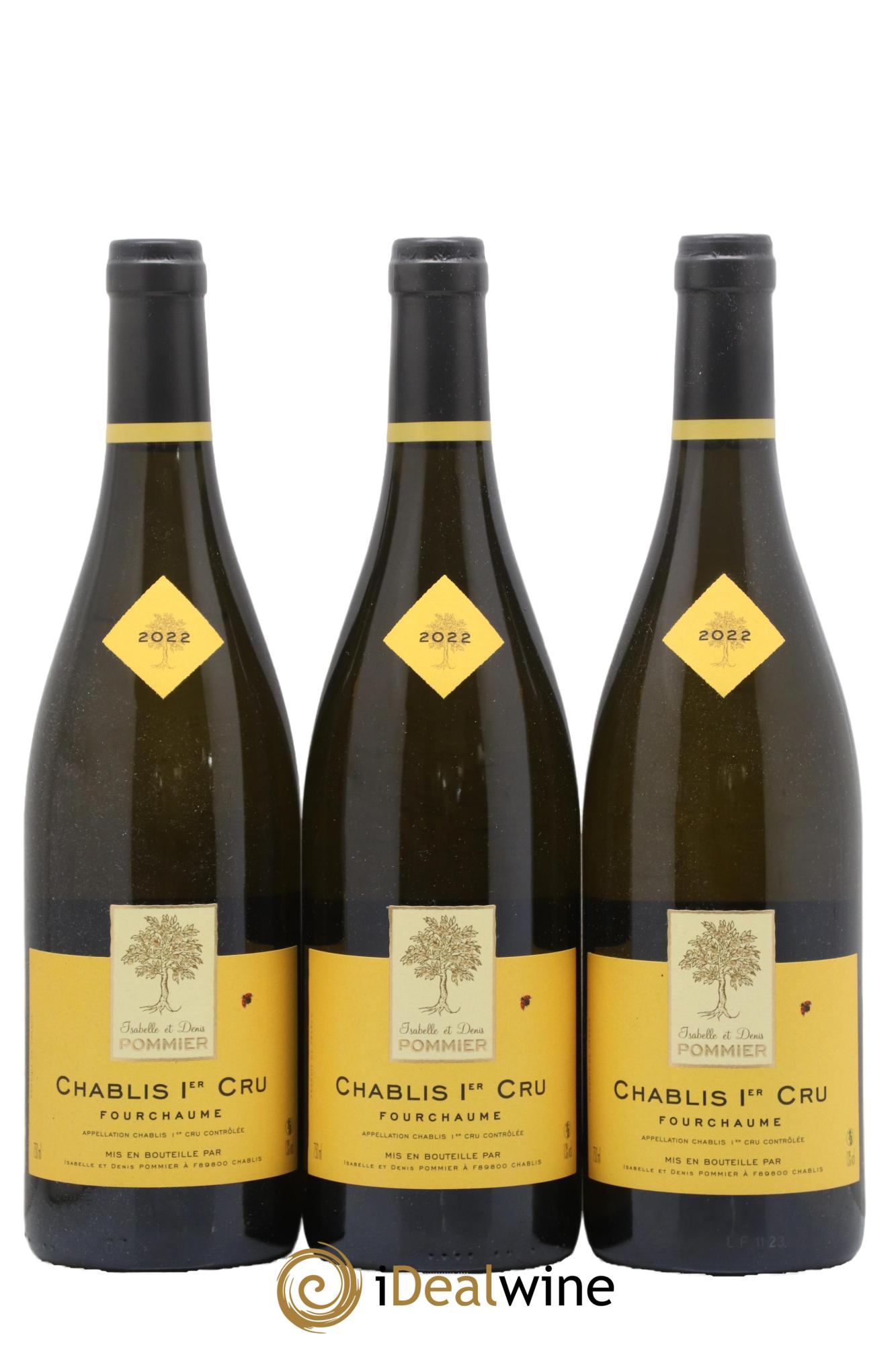 Acheter vin Chablis 1er Cru Les Fourchaumes Isabelle et Denis Pommier ...