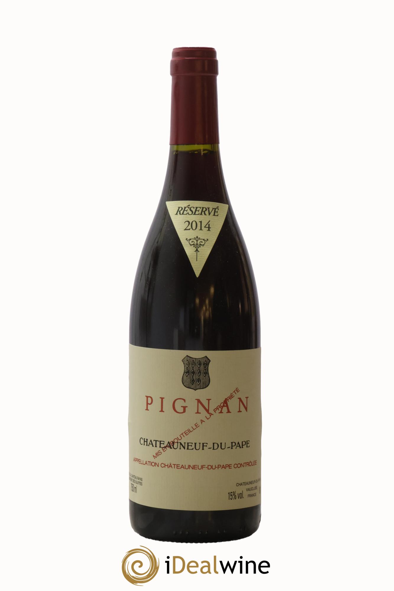 Buy Châteauneuf-du-Pape Pignan Emmanuel Reynaud 2014 (lot: 2634640)