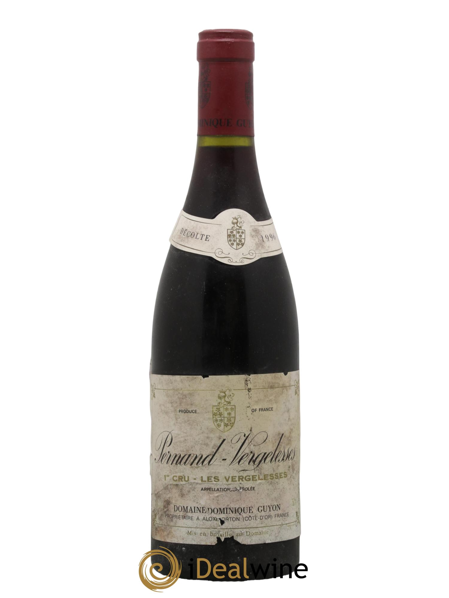 Buy Pernand-Vergelesses 1er Cru Les Vergelesses Antonin Guyon 1996 (lot: 2336935)