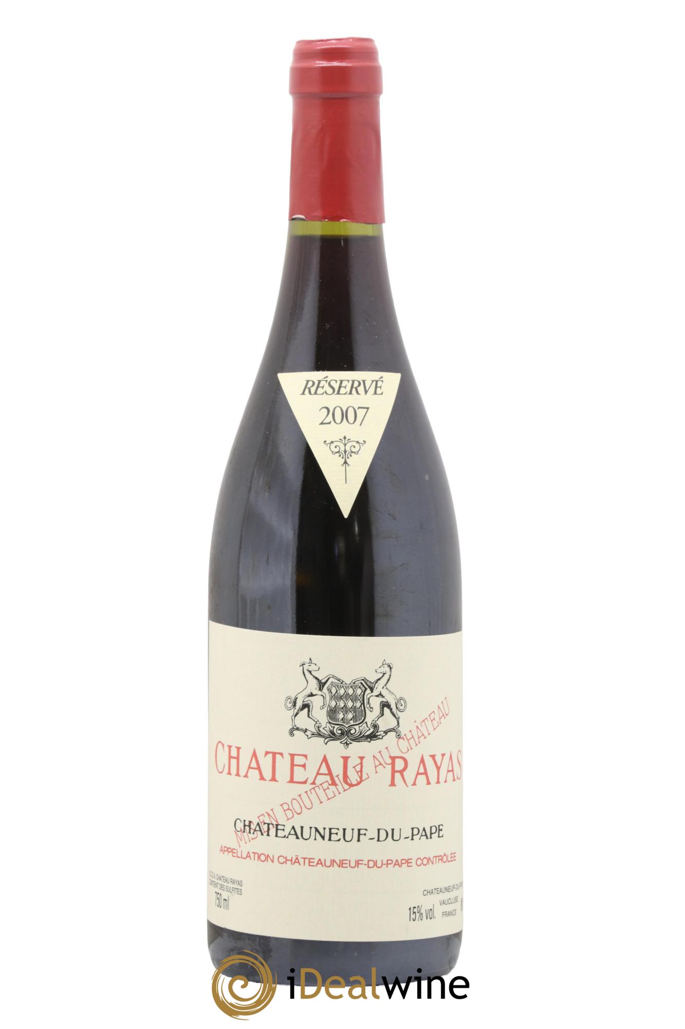 Buy Châteauneuf-du-Pape Château Rayas Emmanuel Reynaud 2007 (lot: 2635604)