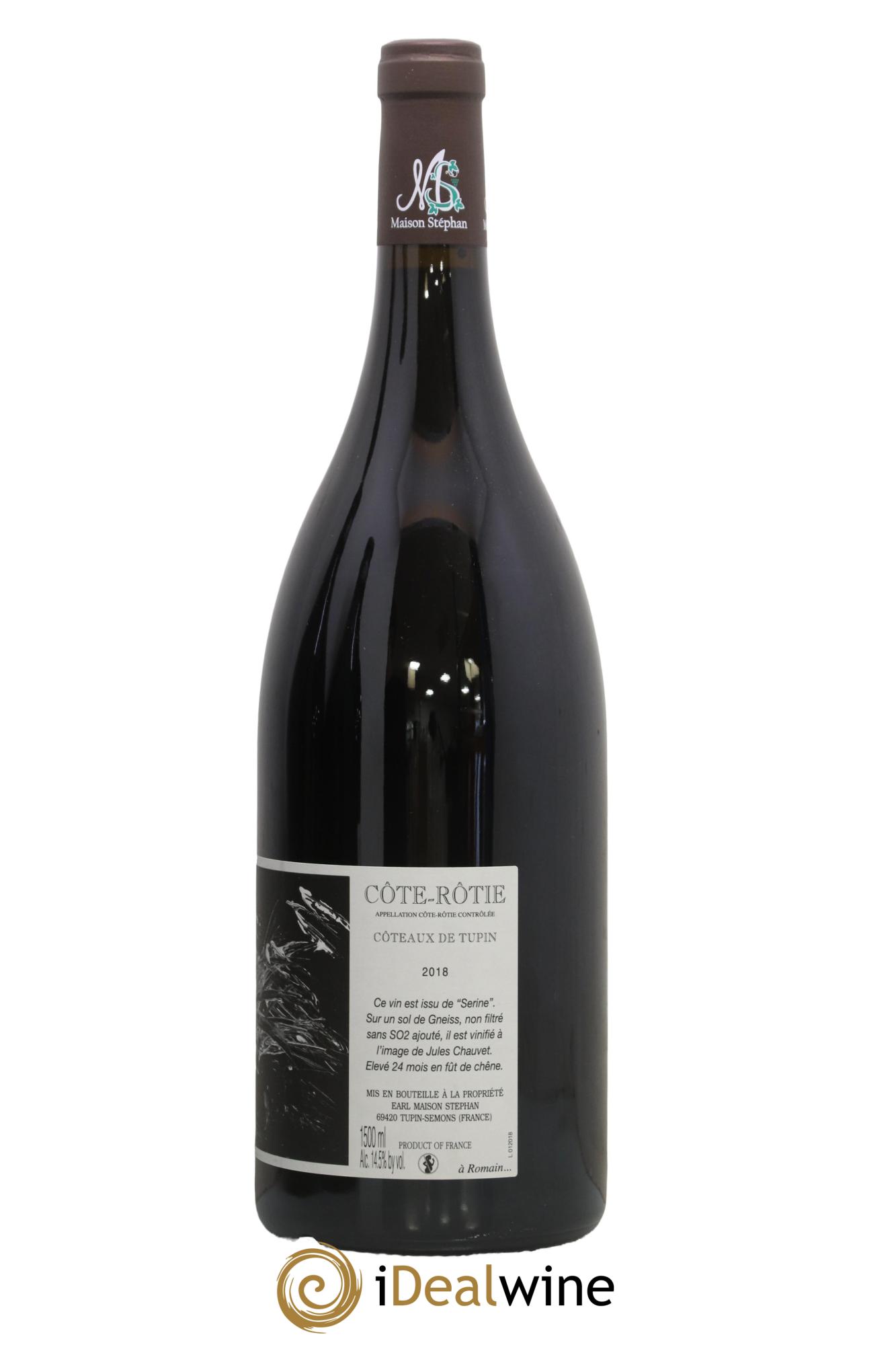 Acheter vin Côte-Rôtie Coteaux de Tupin Jean-Michel Stephan 2018 (lot ...