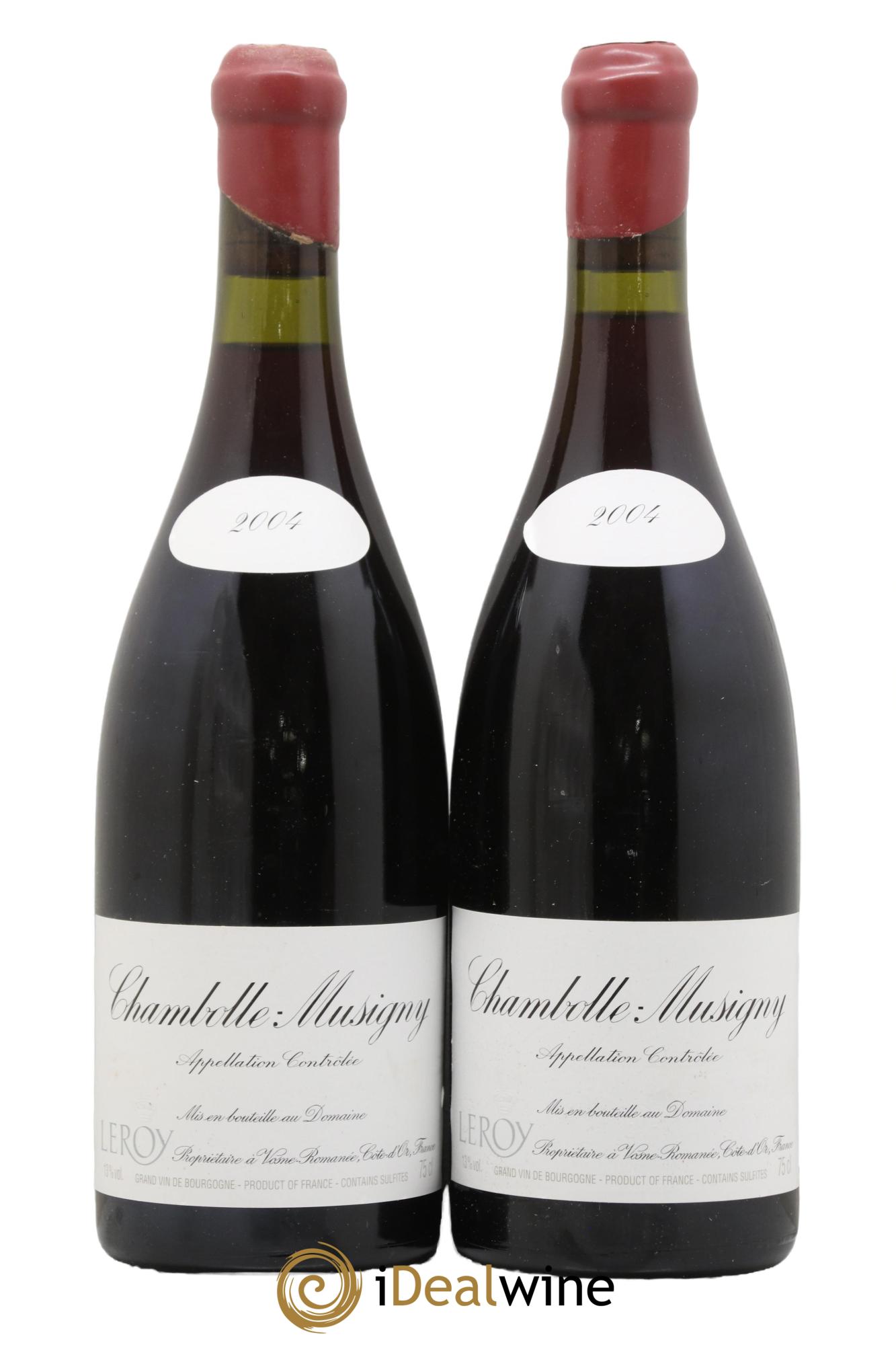 Buy Chambolle-Musigny Domaine Leroy 2004 (lot: 2505587)