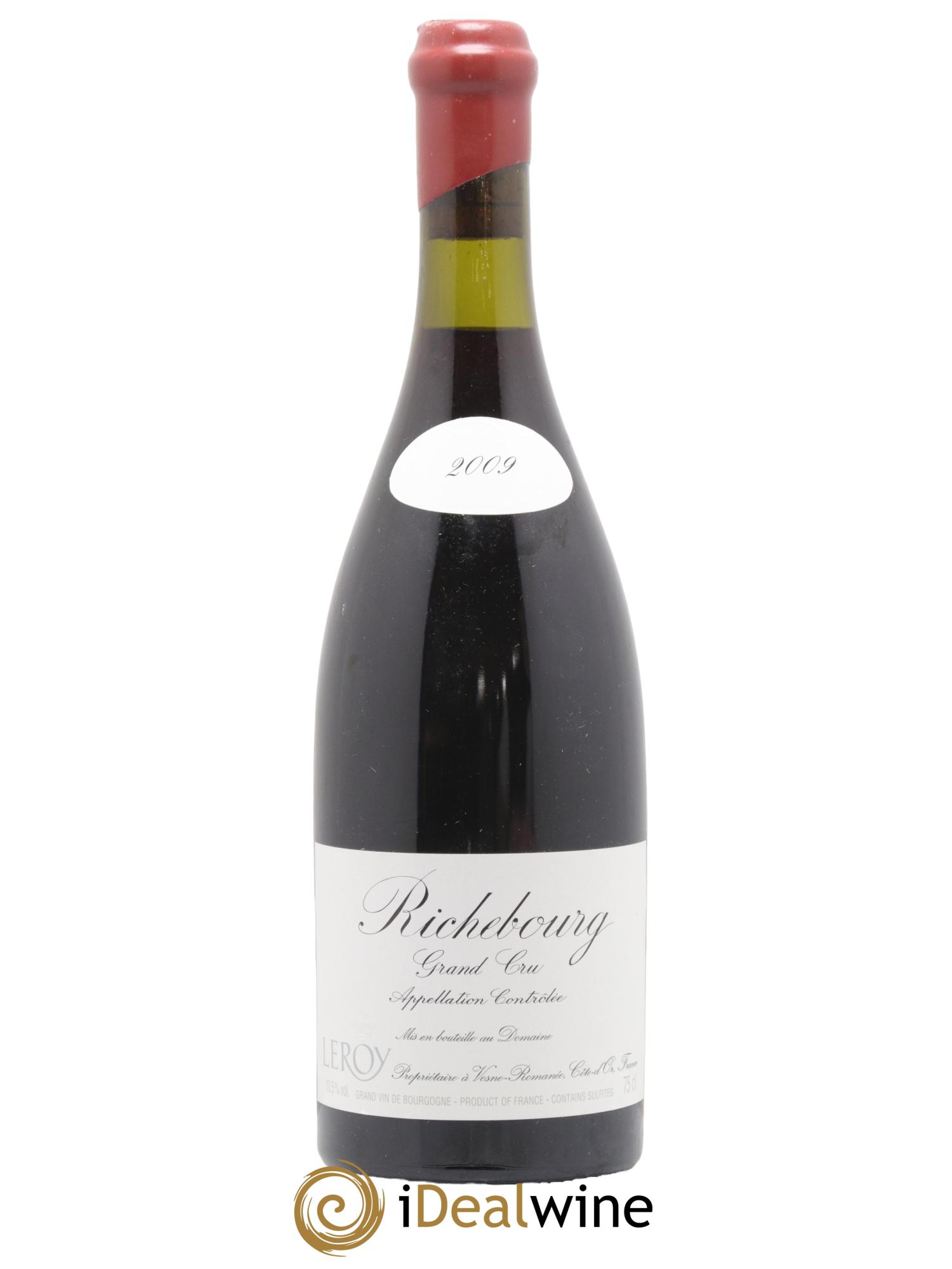 Acheter vin Richebourg Grand Cru Leroy (Domaine) 2009 (lot: 2352924)