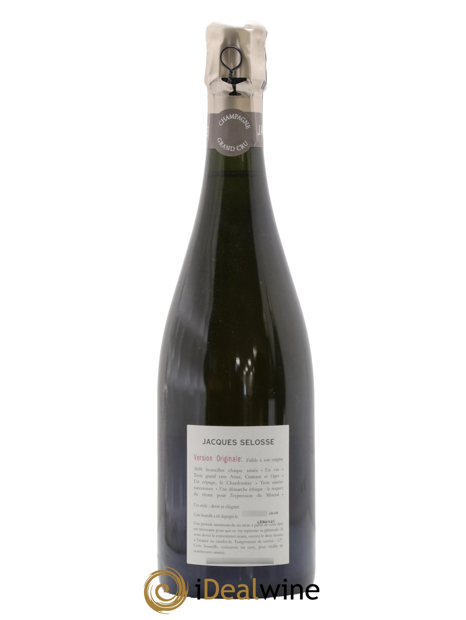 Buy Version Originale Jacques Selosse (lot: 2571782)