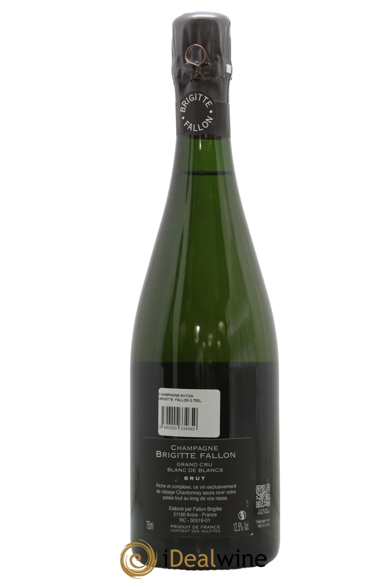 Buy Grand Cru Blanc de Blancs Brigitte Fallon Avysia - Michel Fallon ...