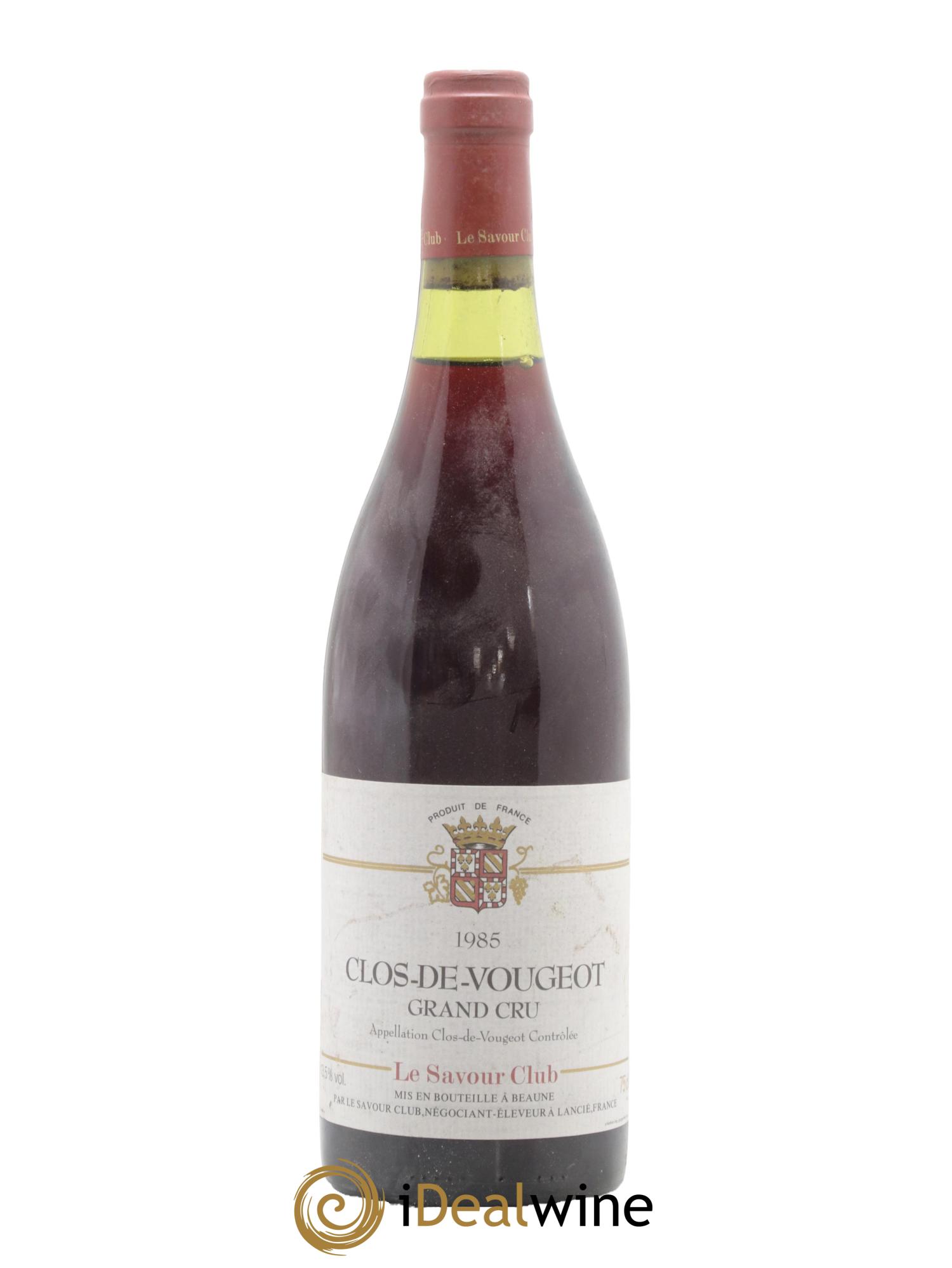 Buy Clos de Vougeot Grand Cru Le Savour Club 1985 (lot: 2507957)