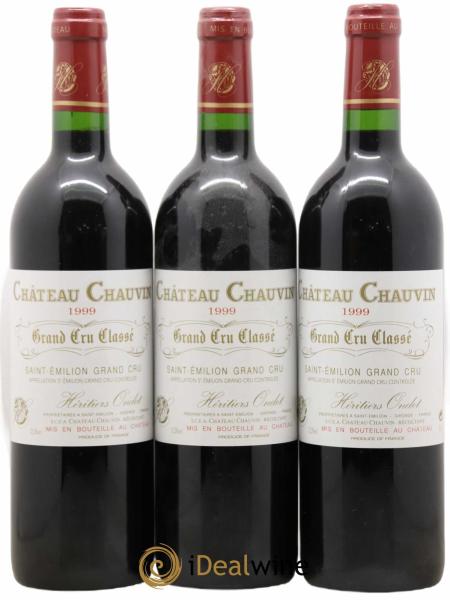 Acheter Château Chauvin Grand Cru Classé 1999 (lot: B2249202-7821)