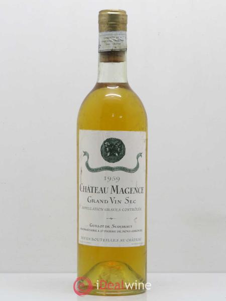 Acheter Château Magence 1959 (lot: B2128975-12598)