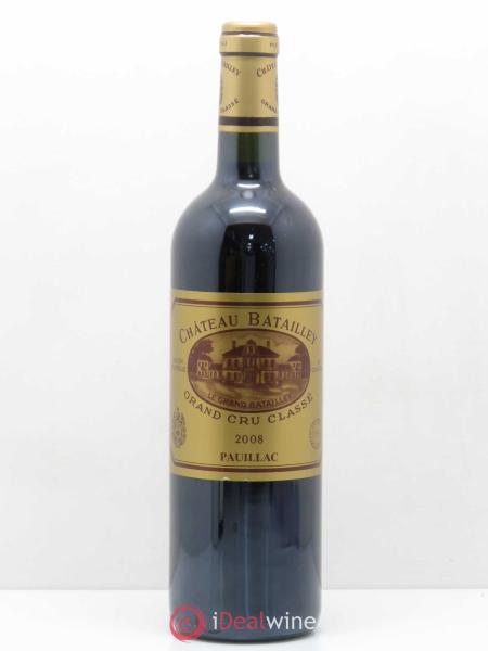 Acheter vin Château Batailley 5ème Grand Cru Classé 2008 (lot: B2108961-7509)