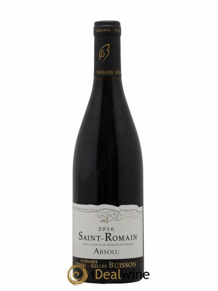 Acheter vin Saint-Romain Sous Roche absolu Henri et Gilles Buisson (Domaine) 2016 (lot: B2267594 ...