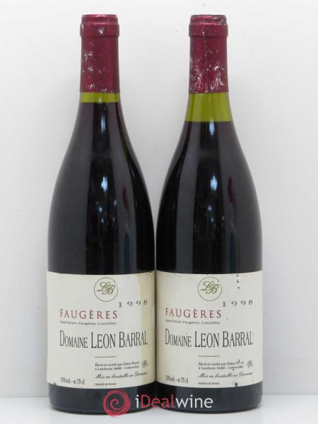 Acheter Faugères Domaine Léon Barral 1998 (lot: B2102040-734)