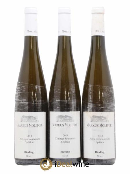 Acheter vin Riesling Markus Molitor Zeltinger Sonnenuhr Spätlese White Capsule 2014 (lot ...
