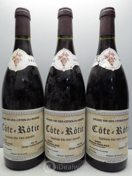 Acheter Côte-Rôtie Edmond Duclaux 1995 (lot: B2023891-2088)