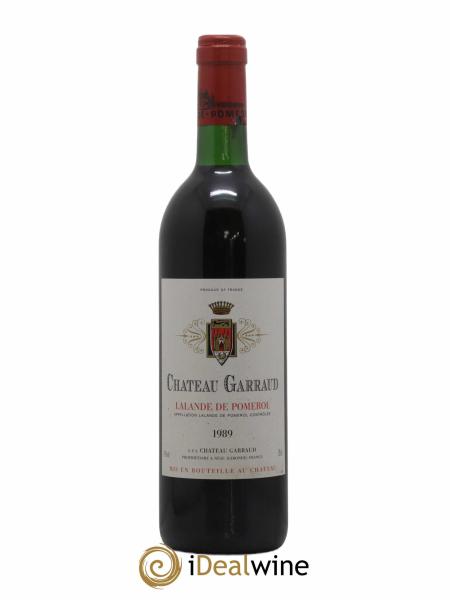 Acheter Lalande-de-Pomerol Château Garraud (sans prix de réserve) 1989 ...