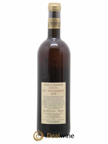 Acheter Vins Etrangers Ukraine Massandra Soleil de Massandra 1998 (lot ...
