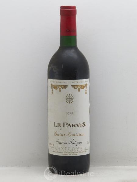 Acheter vin Saint-Émilion Le Parvis Saint Emilion Baron Philippe 1986 ...
