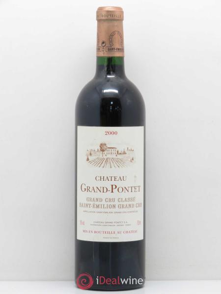 Acheter vin Château Grand Pontet Grand Cru Classé 2000 (lot: B2107498-6581)
