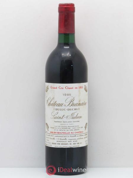 Acheter vin Château Branaire Ducru 4ème Grand Cru Classé 1985 (lot ...