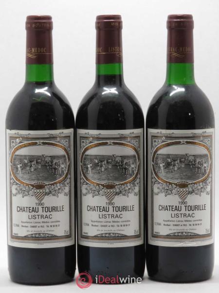 Acheter vin Listrac Château Tourille 1990 (lot: B2147744-7722)