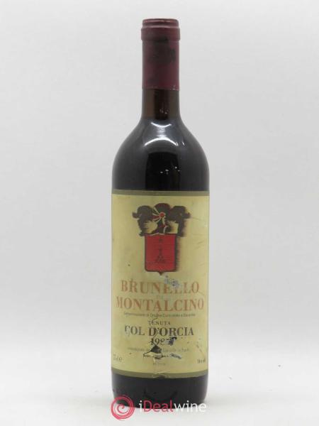 Acheter vin Brunello di Montalcino DOCG Tenuta Col d'Orcia 1985 (lot ...
