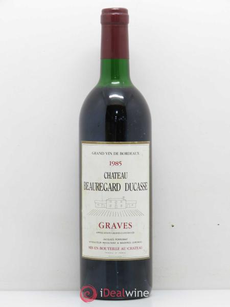 Acheter Graves Chateau Beauregard Ducasse 1985 (lot: B2113365-10153)