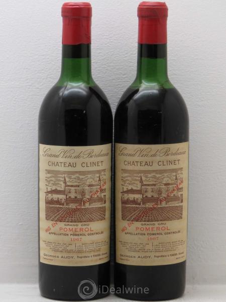 Acheter vin Château Clinet 1967 (lot: B2062309-5028)