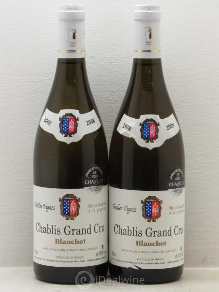 Acheter Chablis Grand Cru Guy Robin Vieilles Vignes 2008 (lot: B2063462 ...