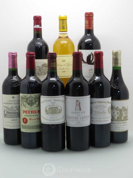 Acheter Caisse Collection Duclot 2007 (Cheval Blanc, Haut Brion, Margaux, Latour, Mouton ...