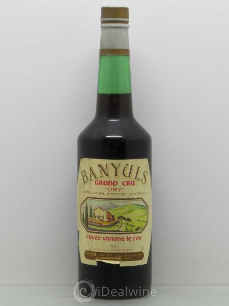 Acheter vin Banyuls Grand cru Dry Mas Reig cuvée Viviane Le Roy 1961 ...