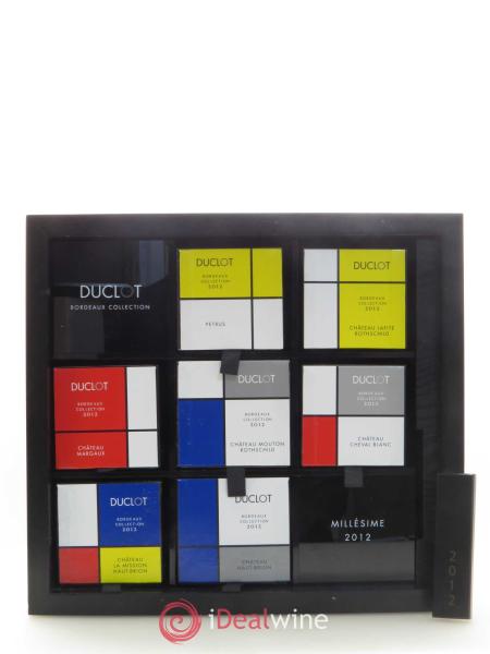 Acheter vin Caisse Collection Duclot 2012 1 Margaux - 1 Haut Brion- 1 Petrus - 1 Lafite ...