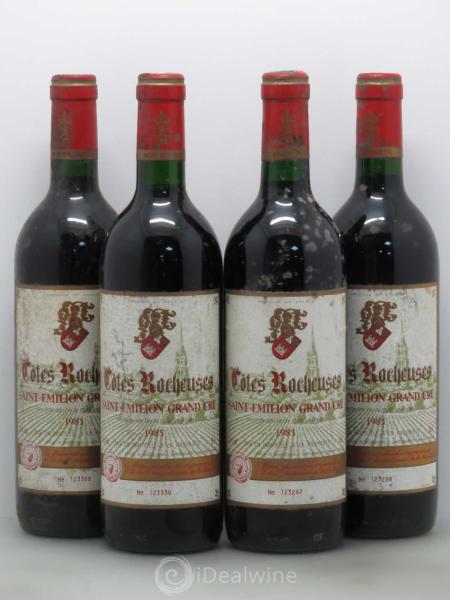 Acheter vin Bordeaux Côtes Rocheuses - Saint Emilion 1985 (lot ...
