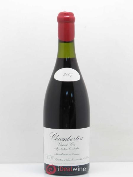 Acheter vin Chambertin Grand Cru Leroy (Domaine) 2007 (lot: B2118029-5071)