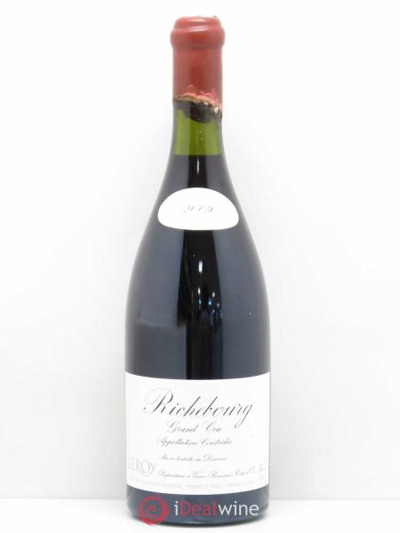 Acheter Richebourg Grand Cru Leroy (Domaine) 2009 (lot: B2103759-5098)