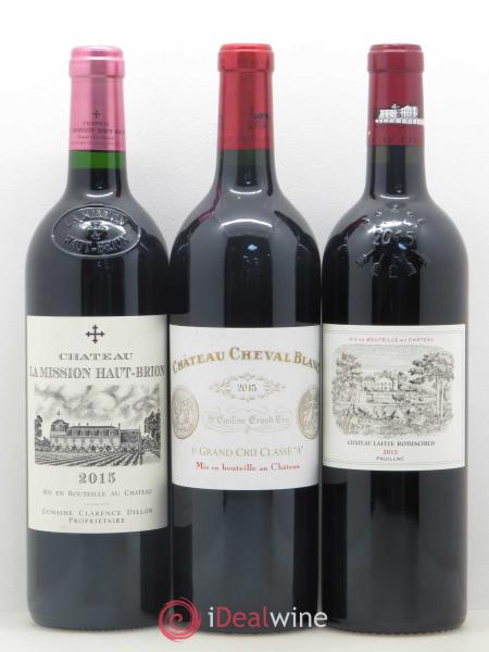 Acheter Caisse Collection Duclot 1 Petrus,1 Yquem, 1 Haut Brion, 1 Mission Haut Brion,1 Lafite ...