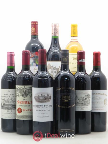 Acheter Caisse Collection Duclot 1 Petrus,1 Yquem, 1 Haut Brion, 1 Mission Haut Brion,1 Lafite ...