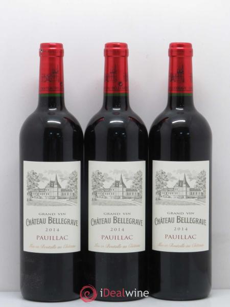 Acheter vin Château Bellegrave Cru Bourgeois 2014 (lot: B2126757-13001)