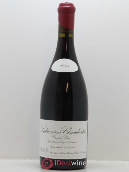 Acheter vin Latricières-Chambertin Grand Cru Leroy (Domaine) 2015 (lot ...