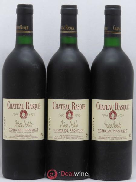 Buy Côtes de Provence Château Rasque Pièce Noble 1995 (lot: B2110095-1970)